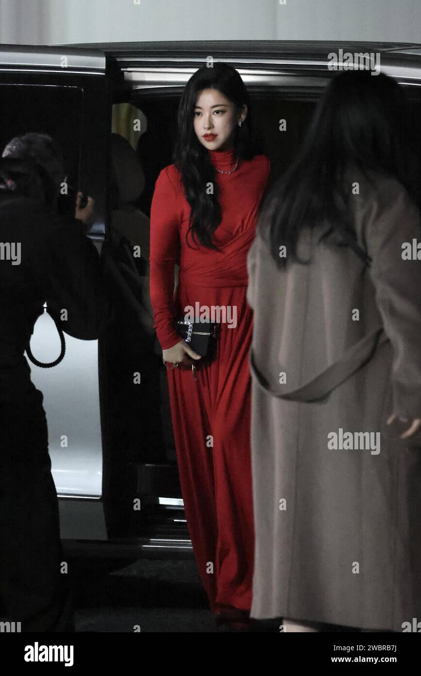 Chinese actress and singer Zhu Zhu attends an event in Shanghai, China ...