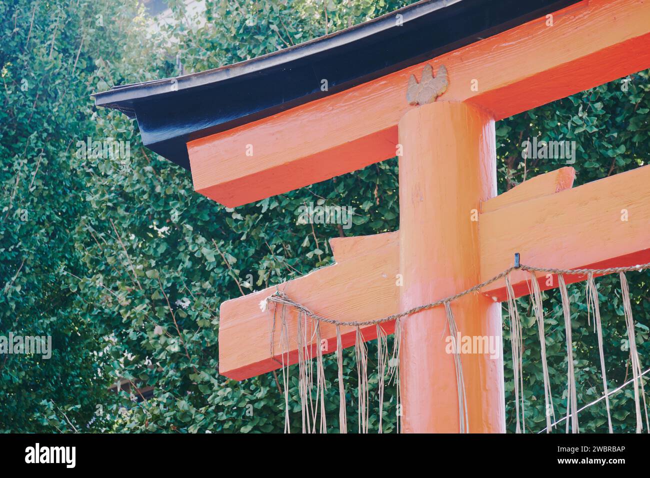 Gateway at the entrance to a shinto hi-res stock photography and images ...