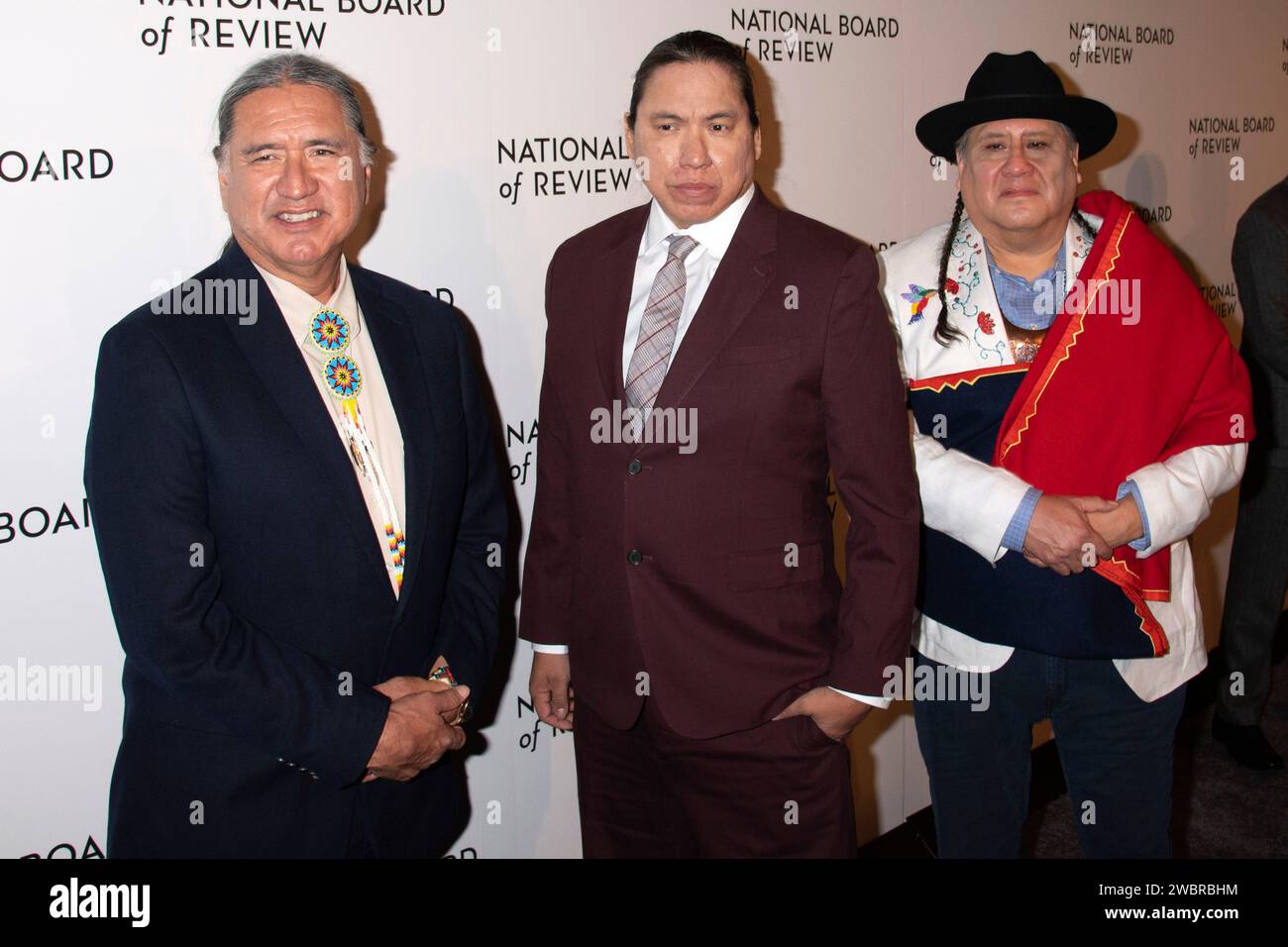 Talee Red Corn, Yancey Red Corn und William Belleau bei der National ...