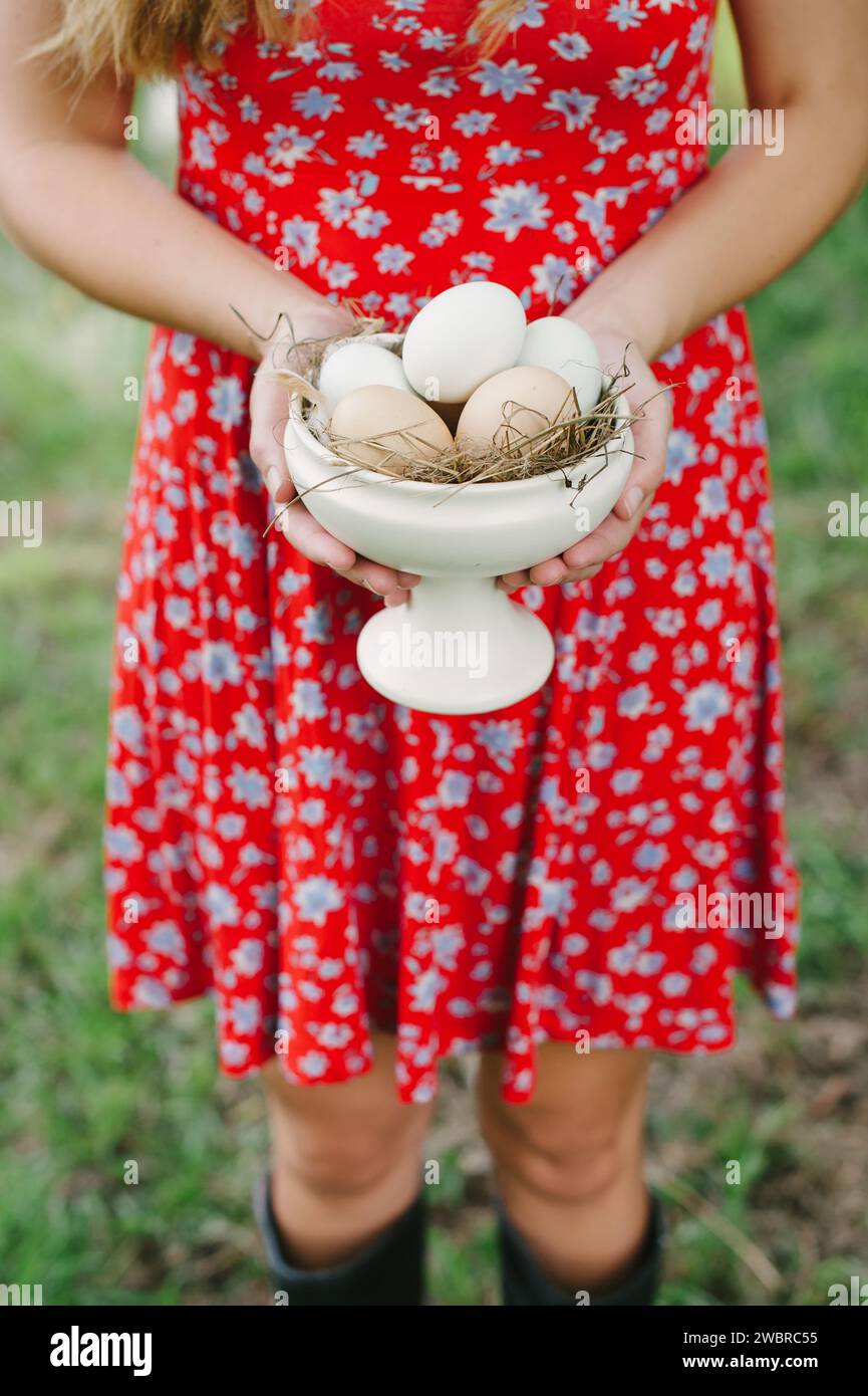 Colorful Farm to Table in Rural Country Stock Photo - Alamy