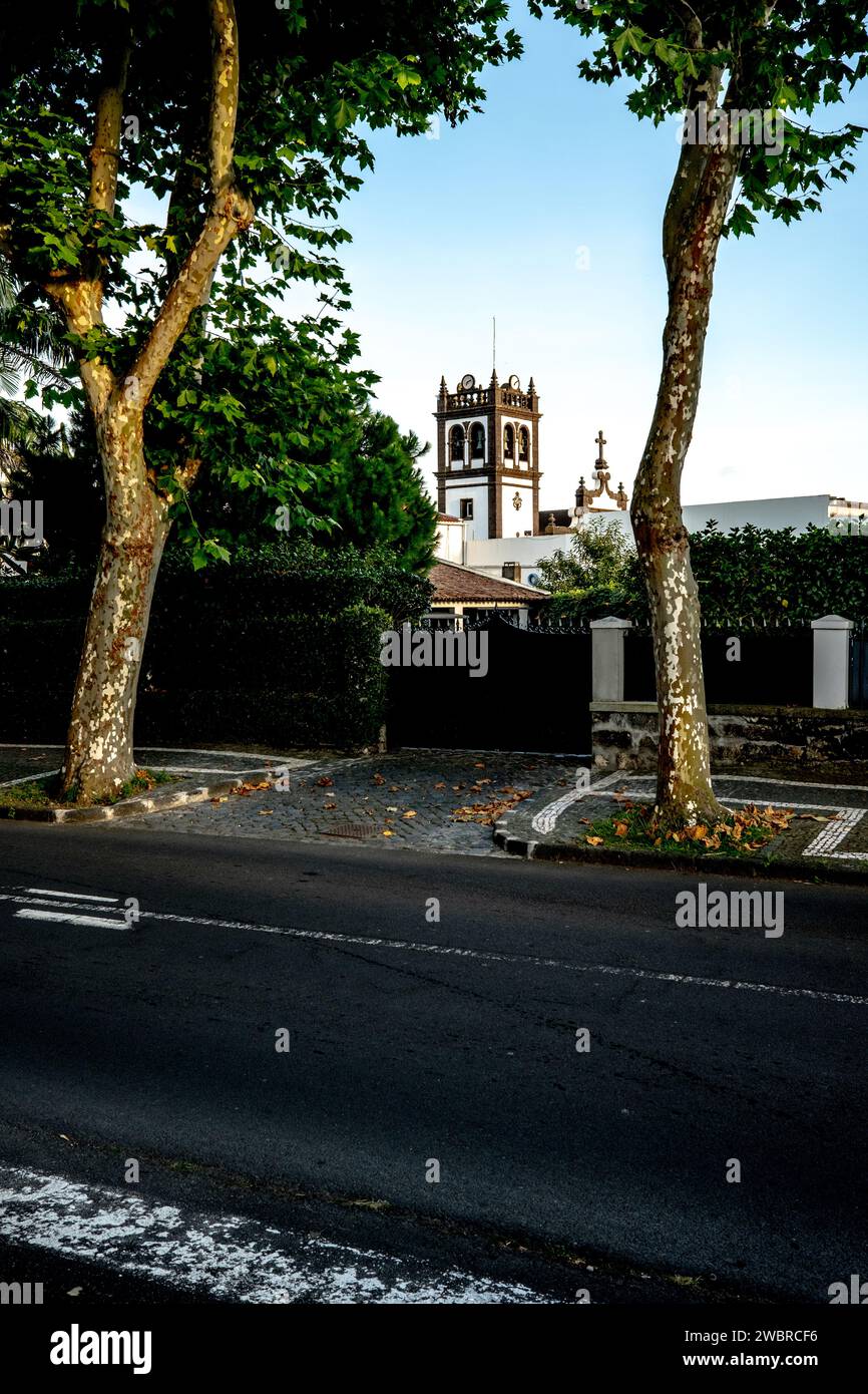 Historic architecture of the Azores Stock Photo - Alamy