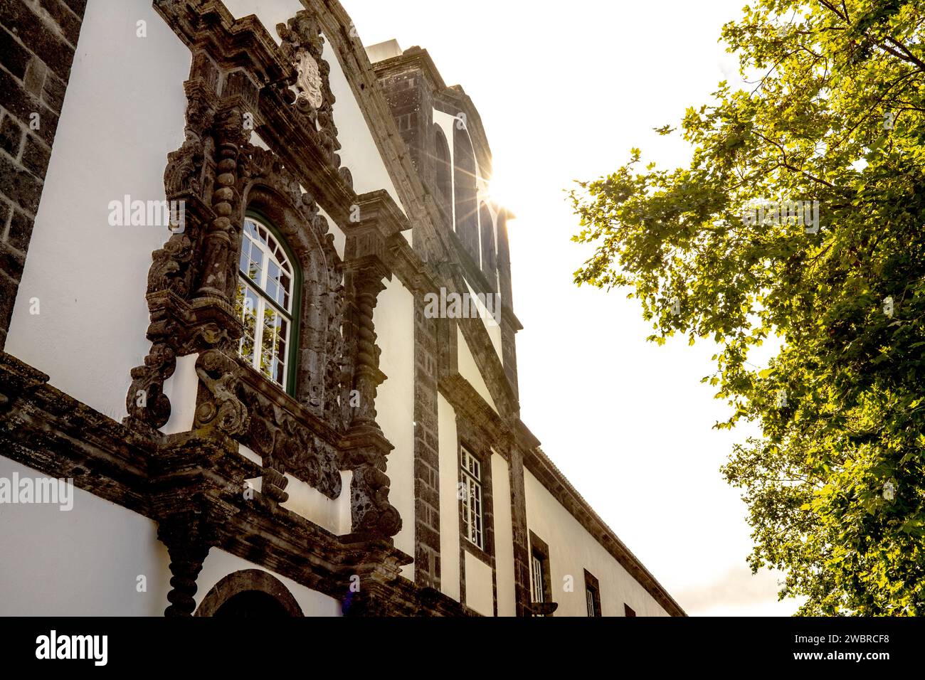 Historic architecture of the Azores Stock Photo - Alamy