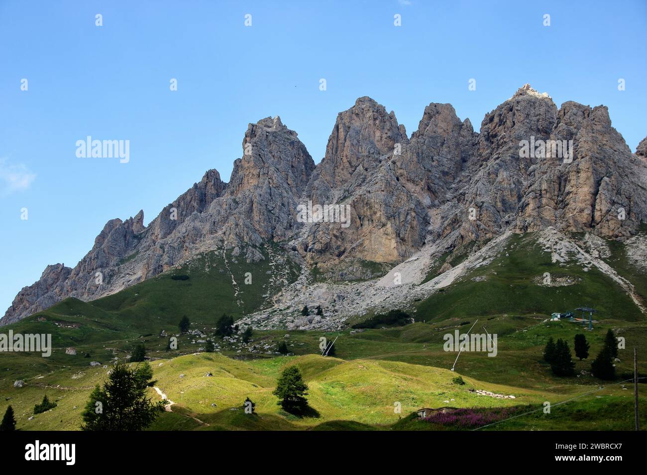 Dolomite's landscape in Alta Badia Stock Photo - Alamy