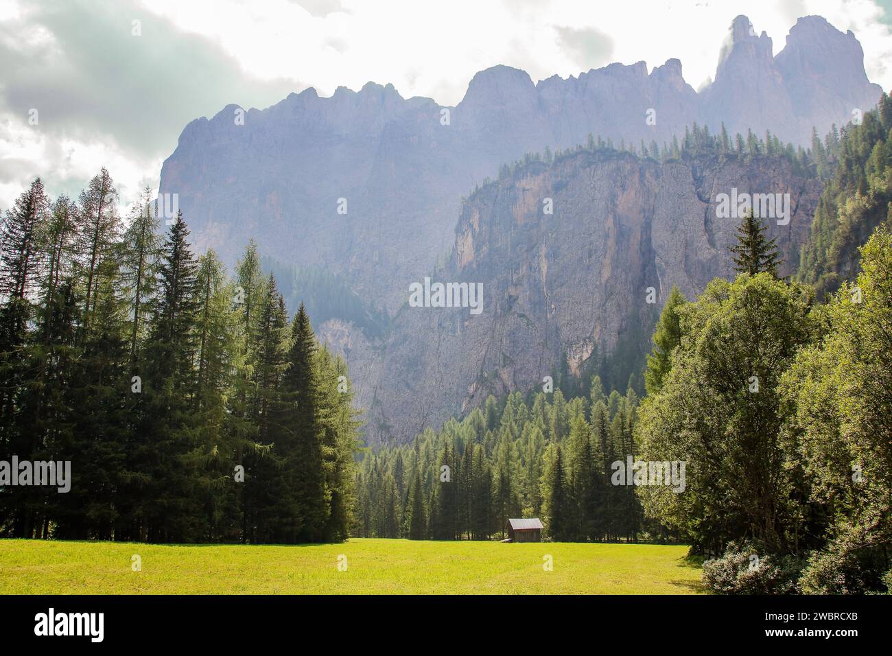 Dolomite's landscape in Alta Badia Stock Photo - Alamy