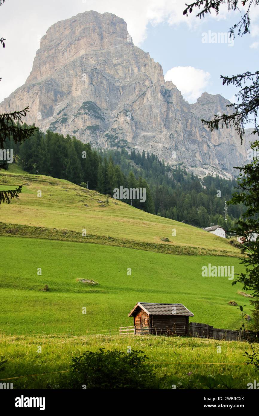 Dolomite's landscape in Alta Badia Stock Photo - Alamy