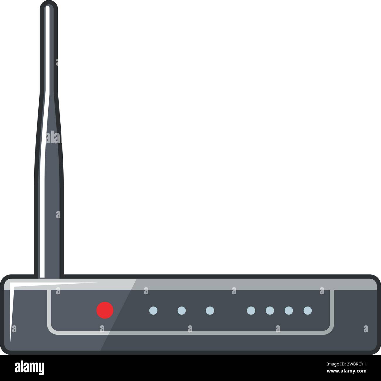 Icon Router Flat Network Stock Vector Images Alamy