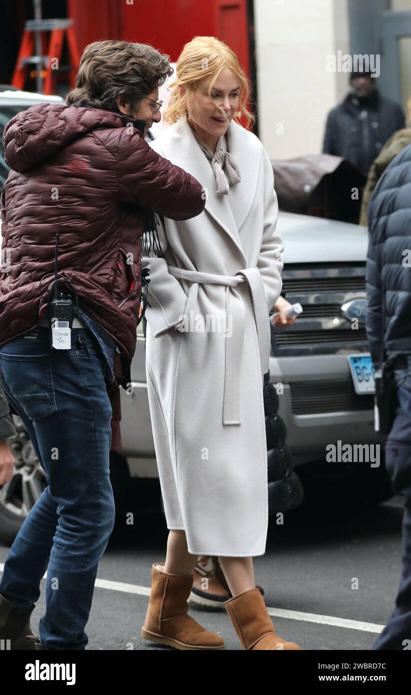 Nicole Kidman spotted on the set of new thriller 'Babygirl' in Downtown Manhattan, New York ...