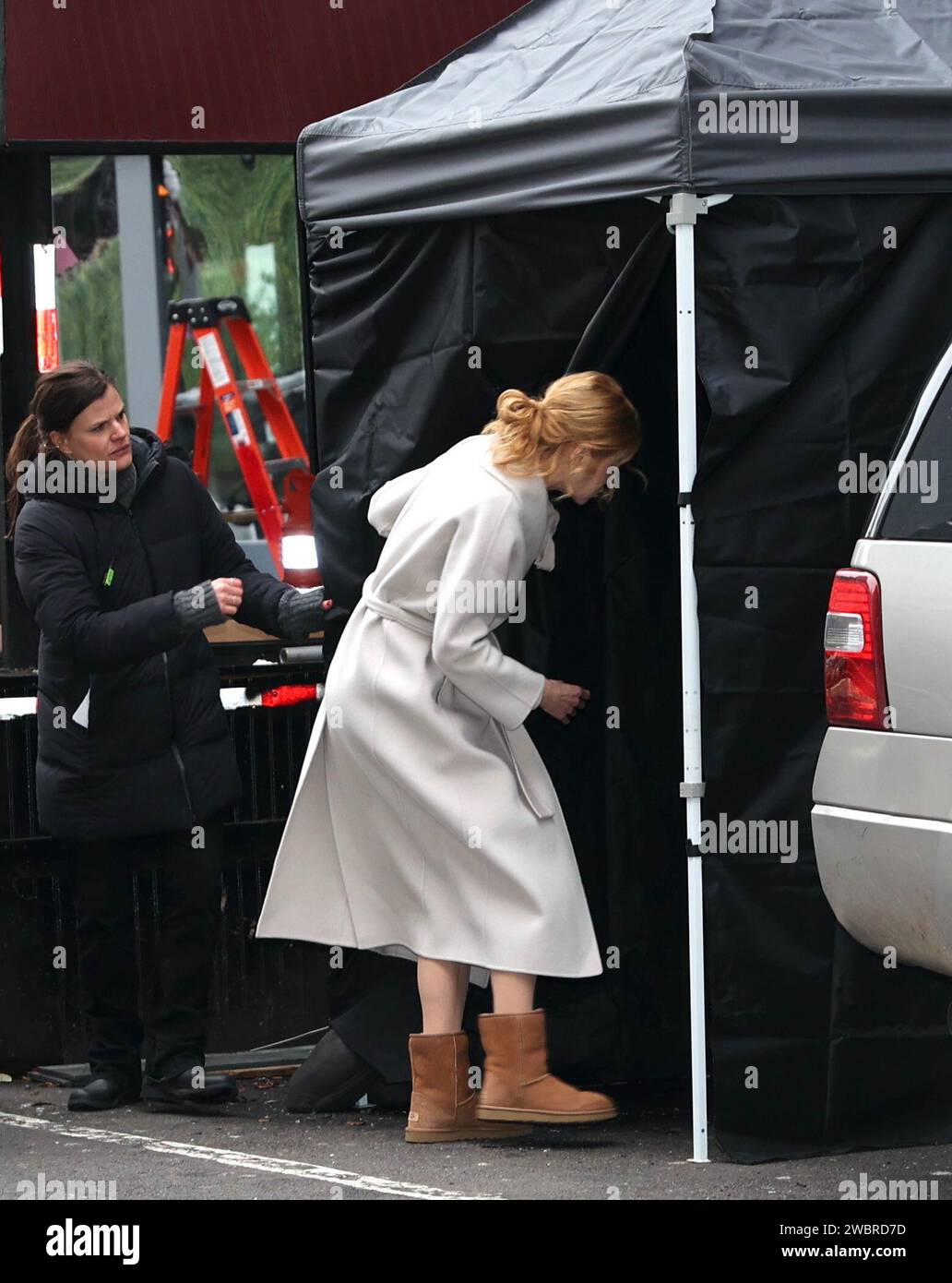 Nicole Kidman spotted on the set of new thriller 'Babygirl' in Downtown Manhattan, New York ...