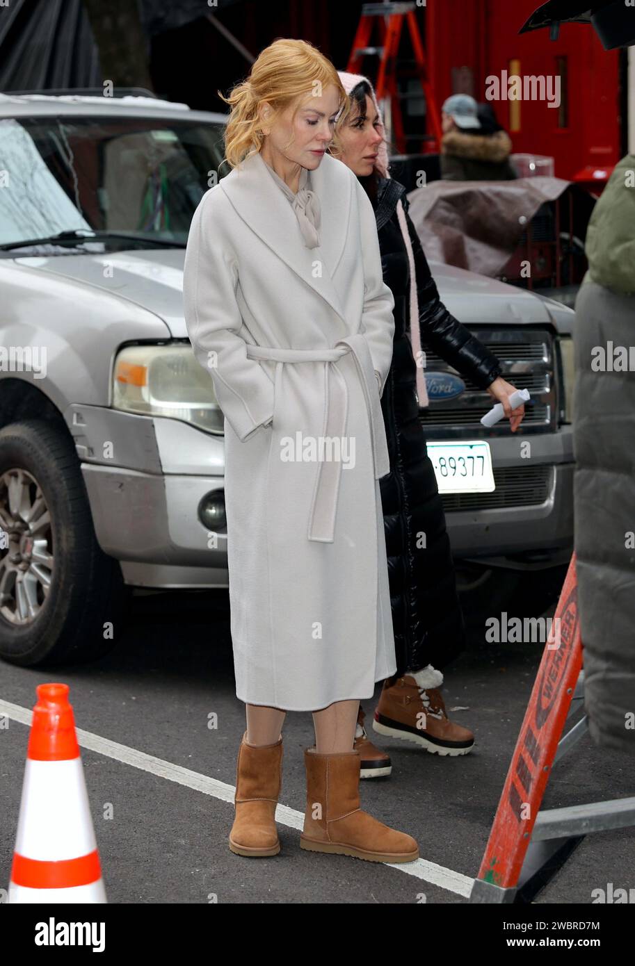 Nicole Kidman spotted on the set of new thriller 'Babygirl' in Downtown Manhattan, New York ...