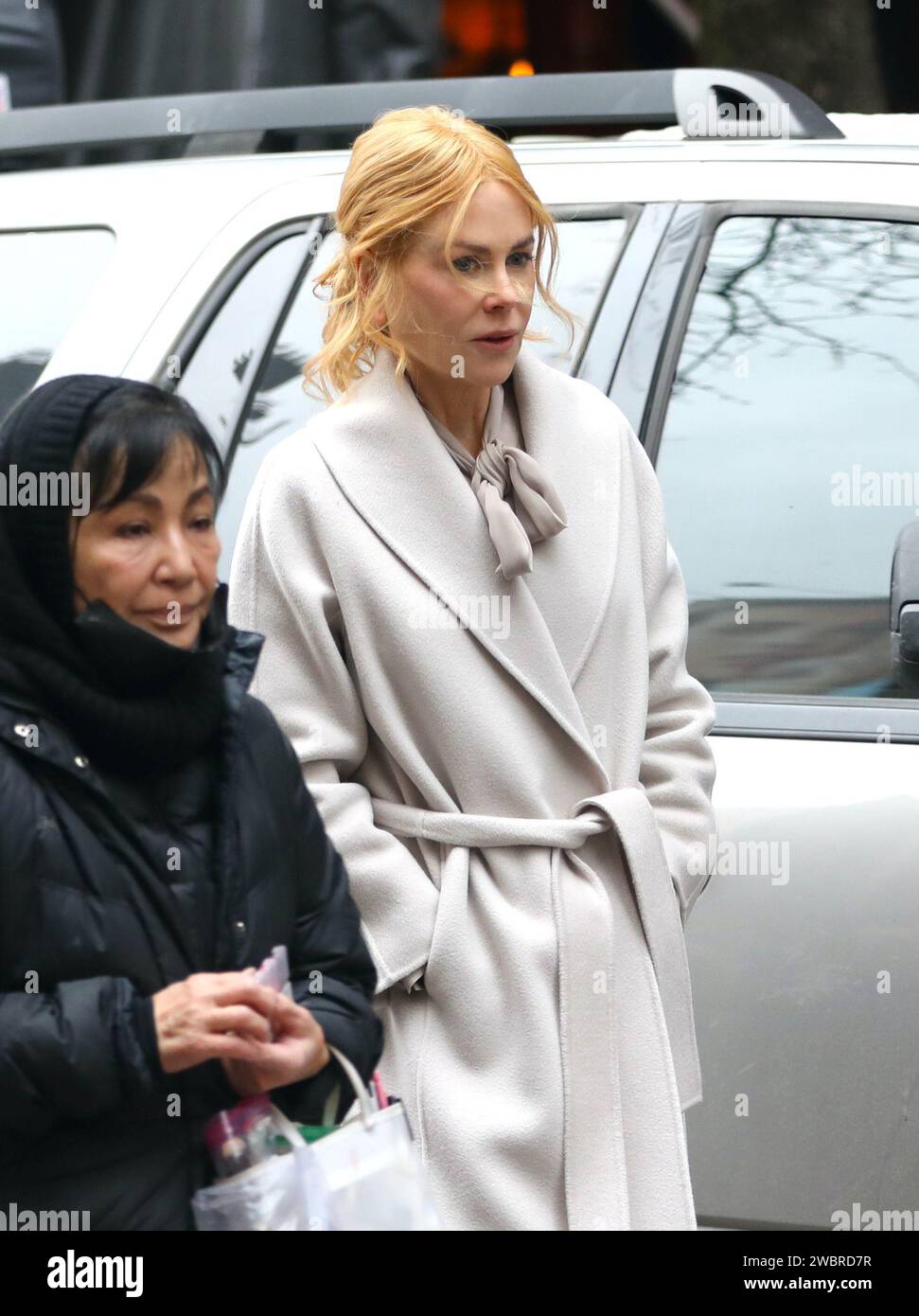 Nicole Kidman spotted on the set of new thriller 'Babygirl' in Downtown Manhattan, New York ...