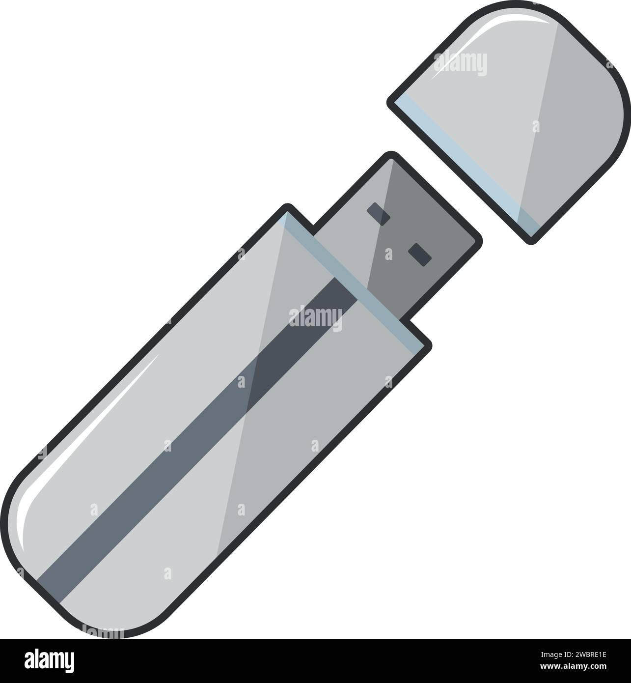 Plug icon in flat Stock Vector Images - Alamy