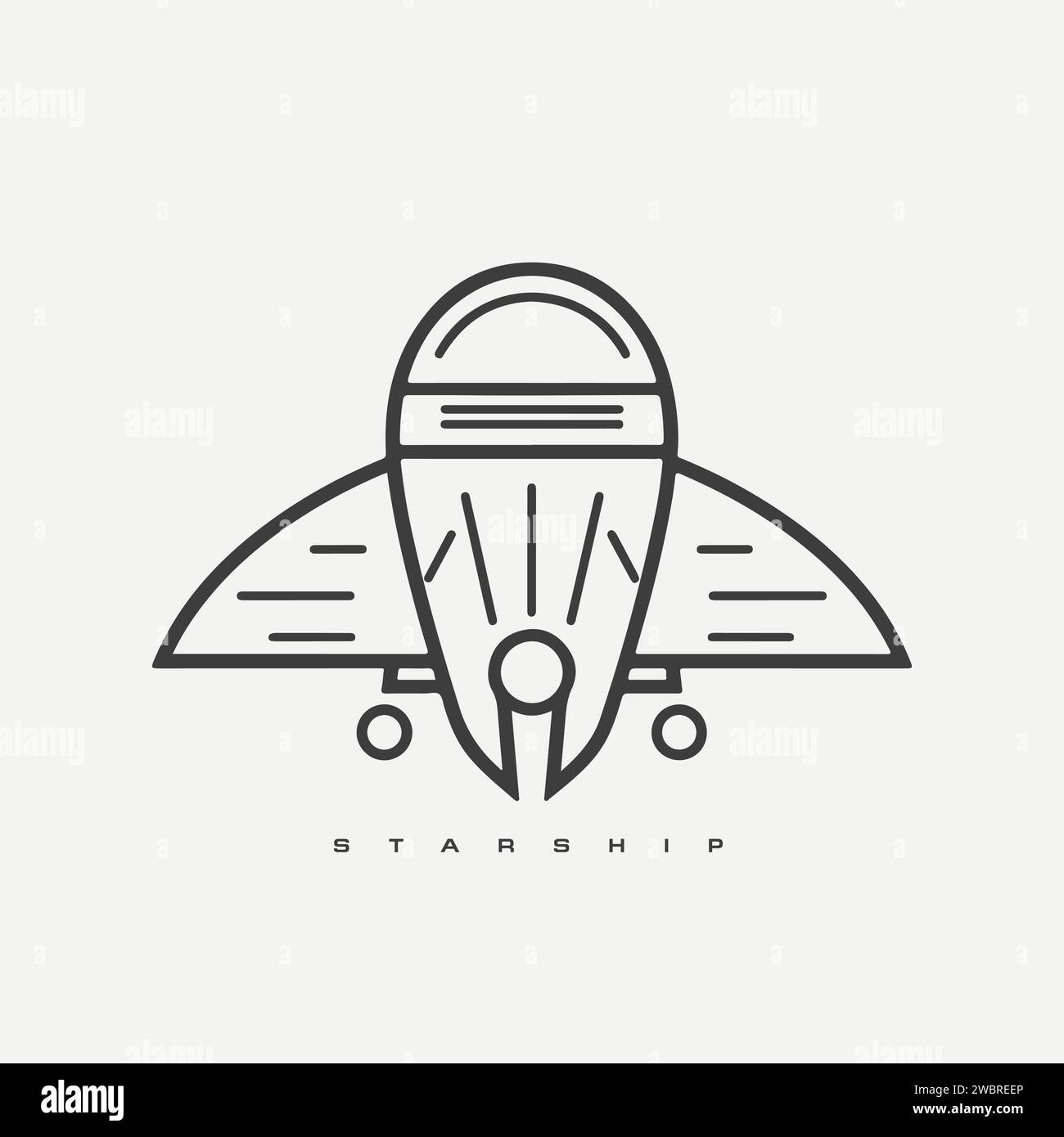 Starship art Black and White Stock Photos & Images - Alamy