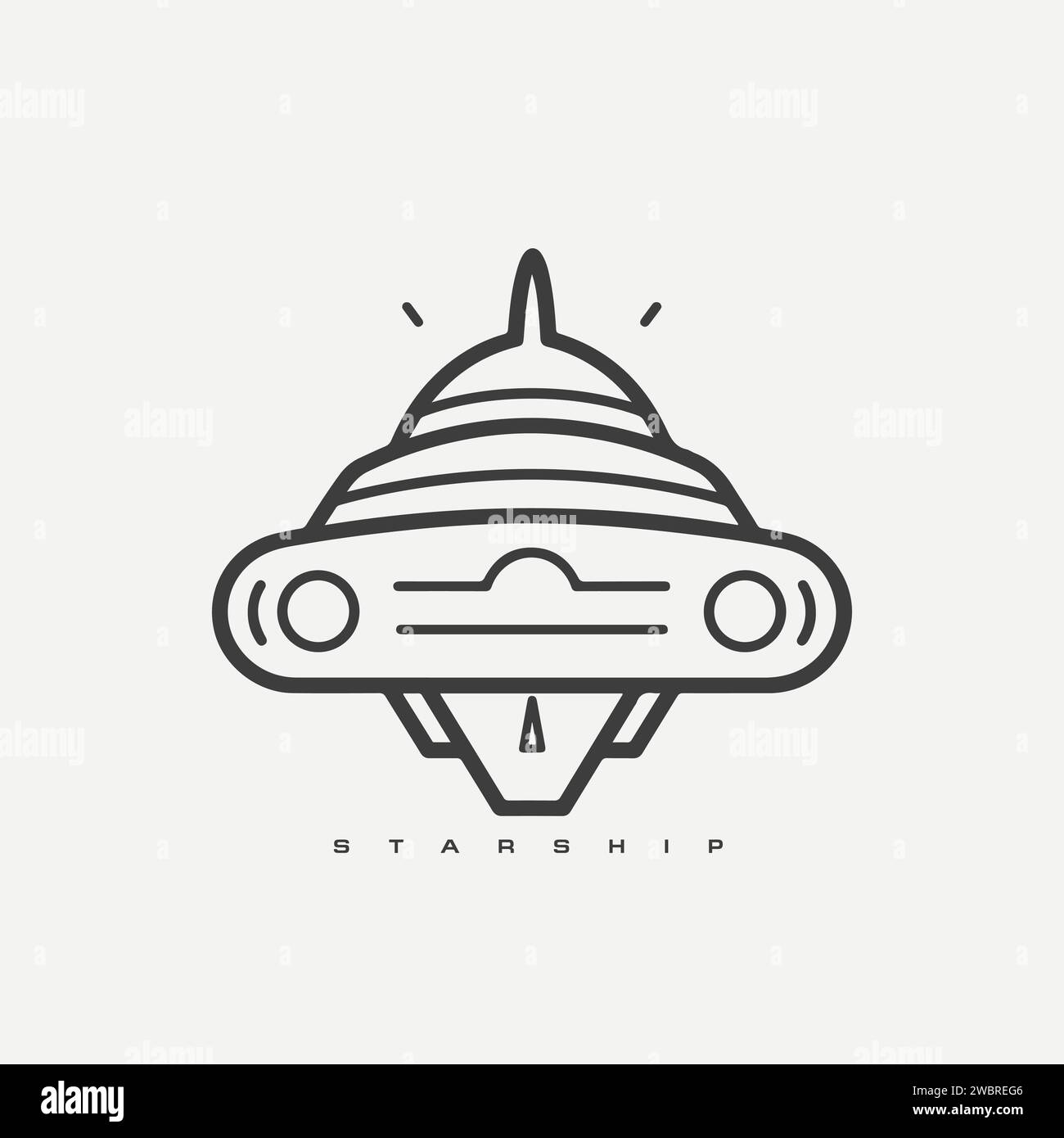 Starship art Black and White Stock Photos & Images - Alamy