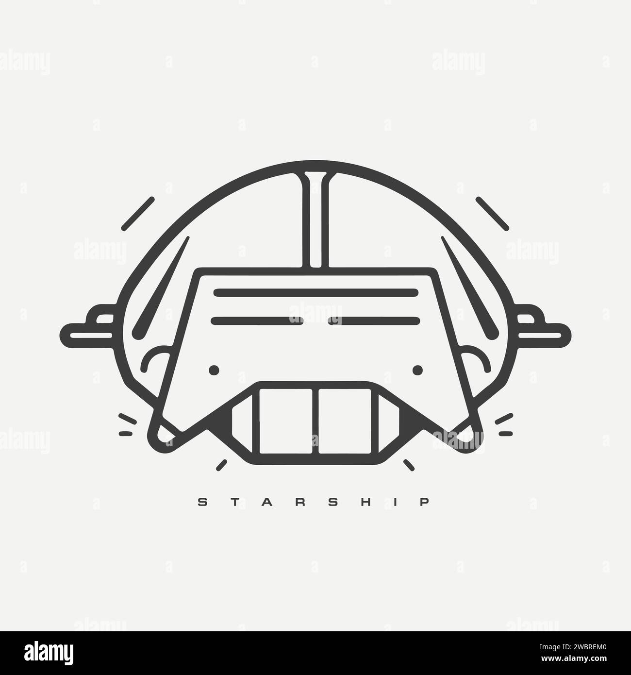 Starship vector vectors Black and White Stock Photos & Images - Alamy