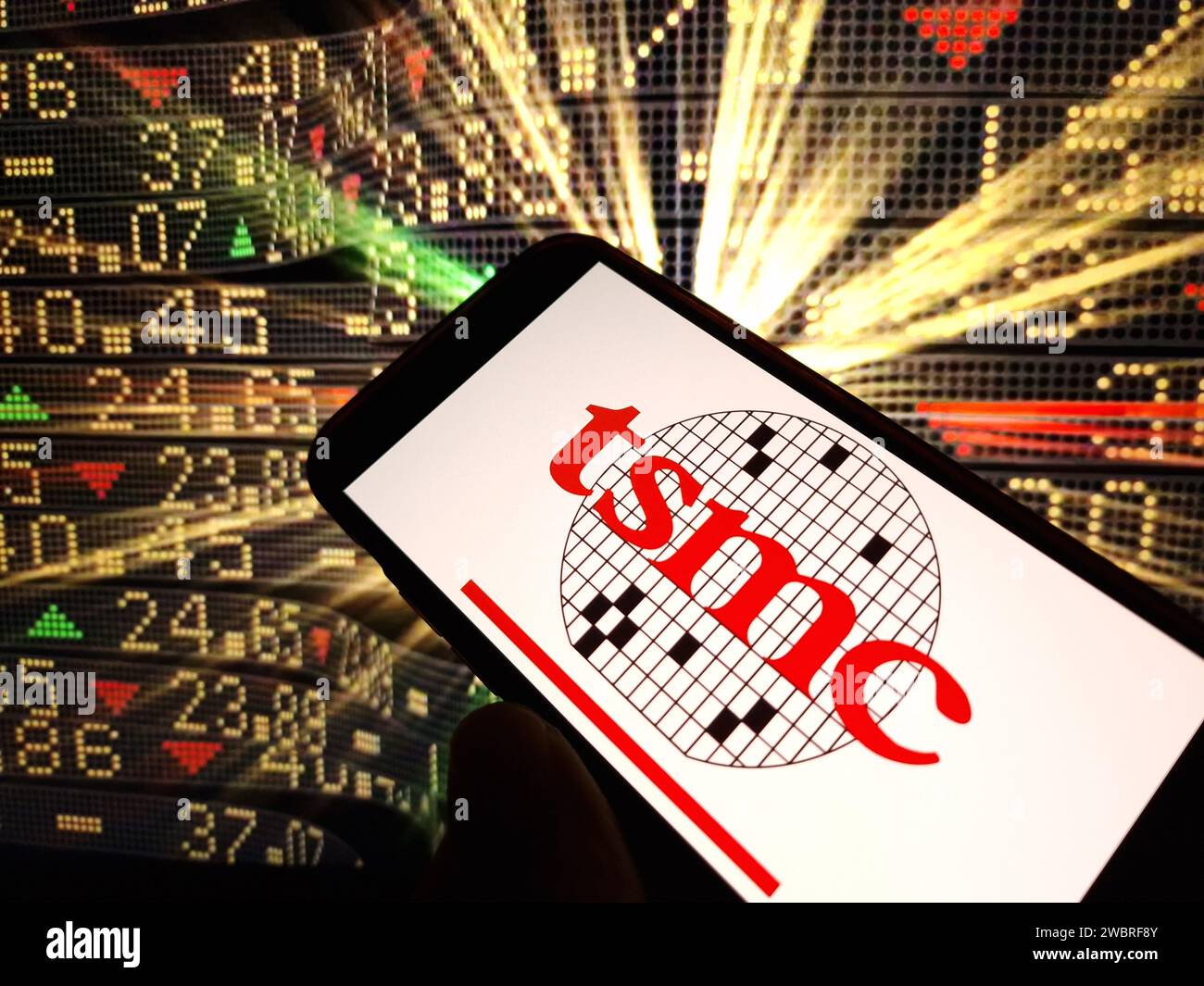 Konskie, Poland - January 03, 2024: TSMC Taiwan Semiconductor ...