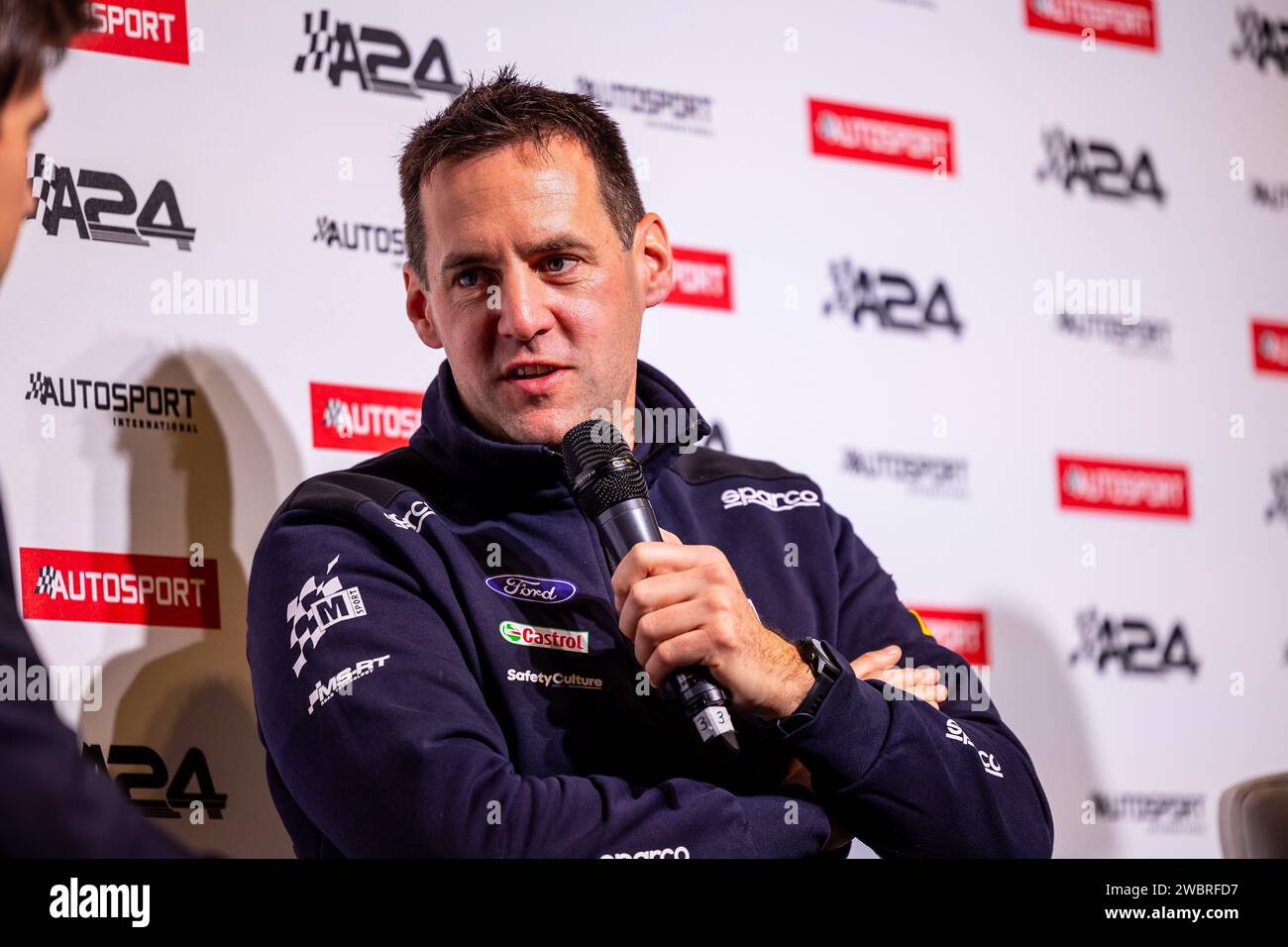 Birmingham, UK, 12 Jan 2024, Autosport Show 2024, Richard Millener team ...