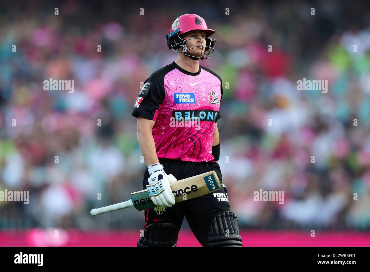 SYDNEY, AUSTRALIA - JANUARY 12: Sydney Sixers player Steve Smith leaves ...