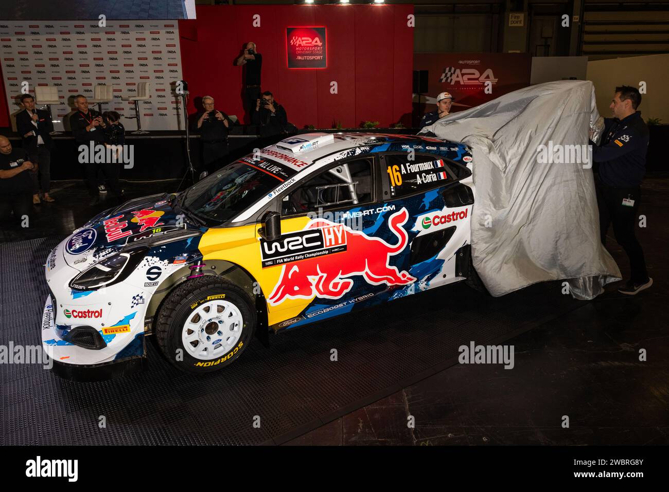 Birmingham, UK. 12 Jan, 2024. The Livery reveal of the M Sport Ltd ...