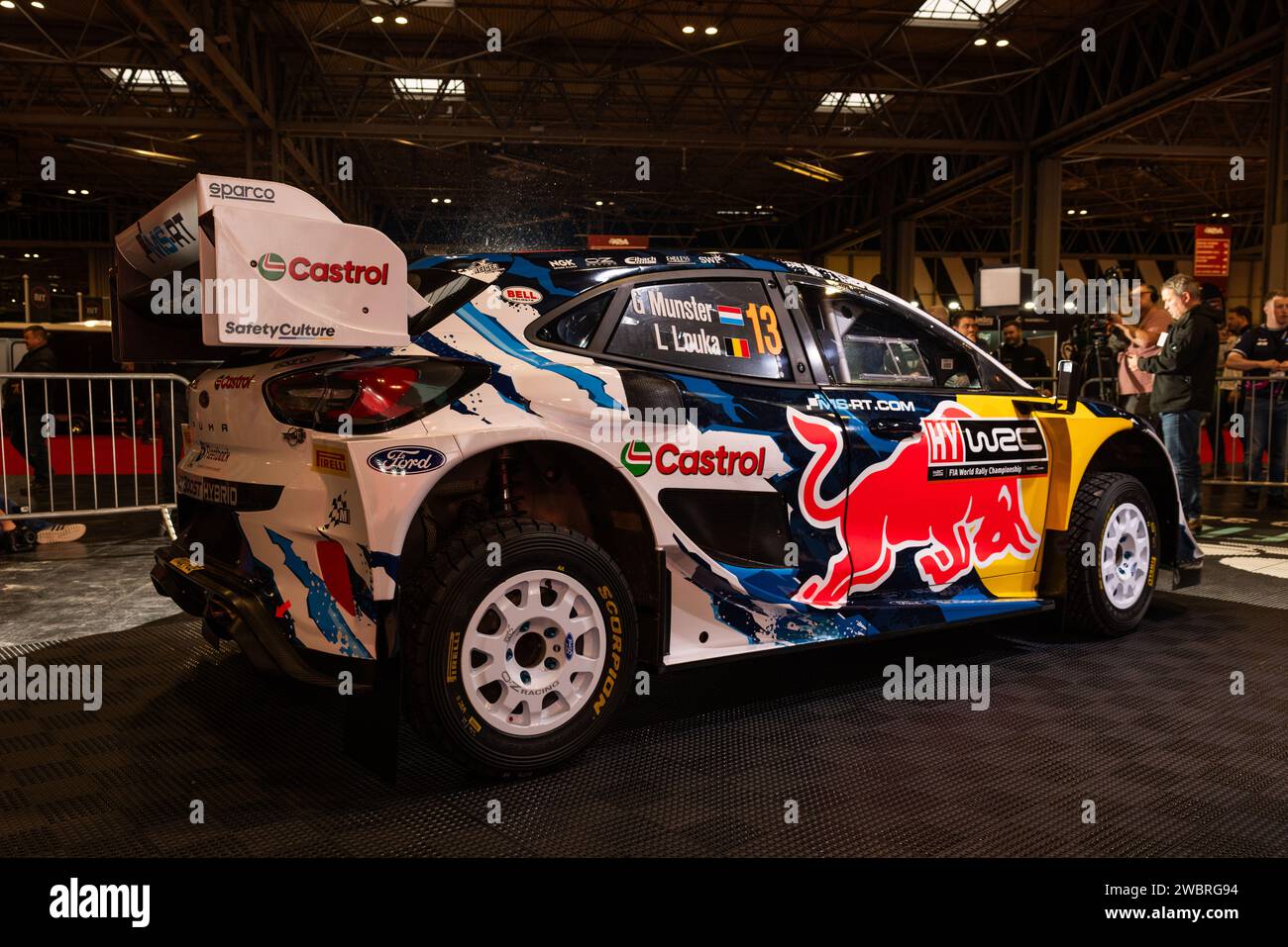 Birmingham, UK. 12 Jan, 2024. The Livery reveal of the M Sport Ltd ...