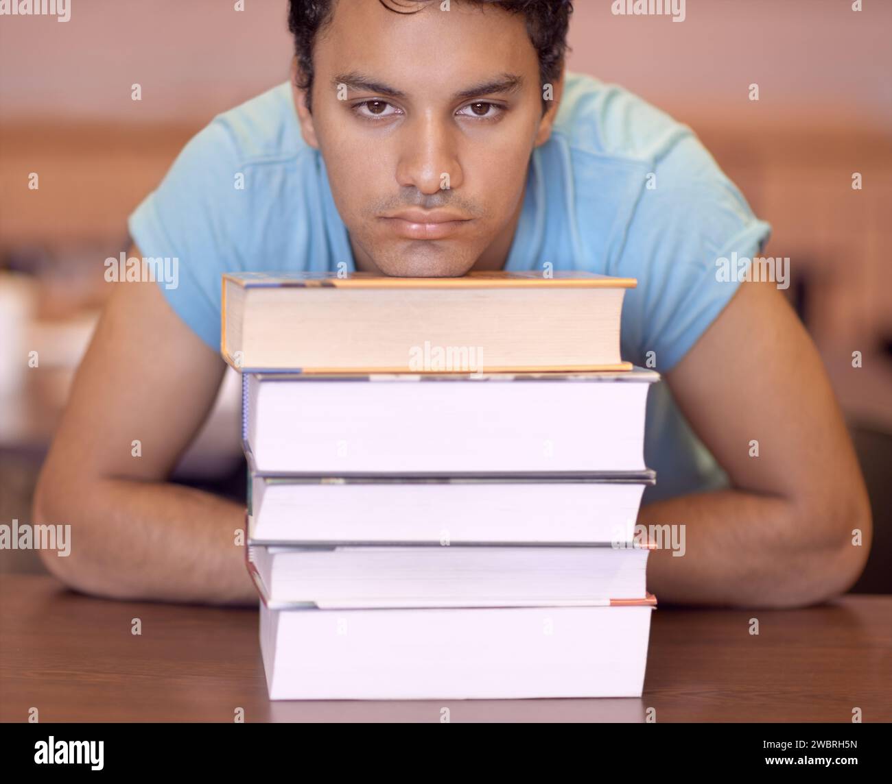 Test anxiety college male hi-res stock photography and images - Alamy