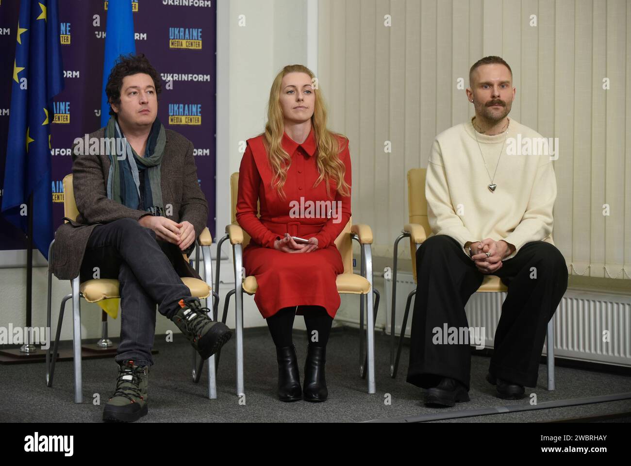 Non Exclusive: KYIV, UKRAINE - JANUARY 11, 2024 - Music producer of the ...