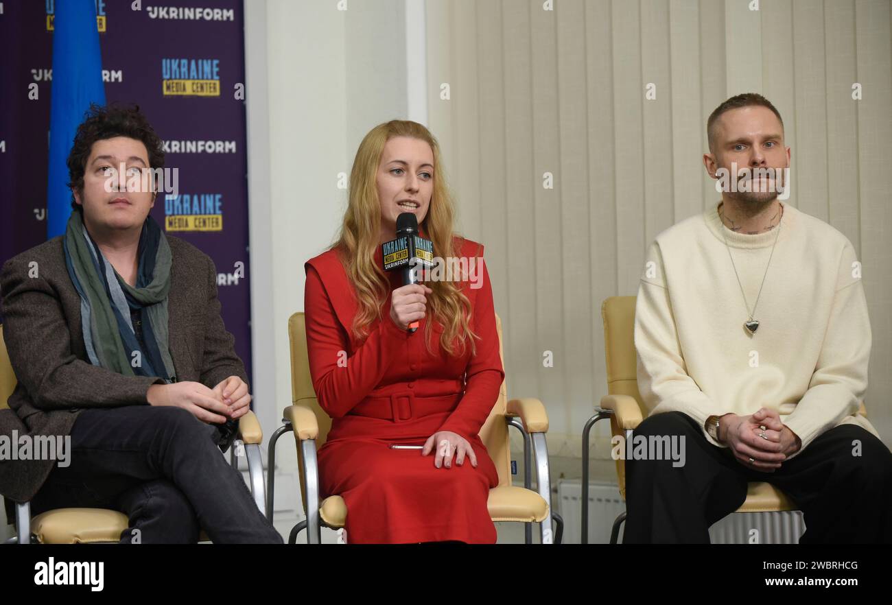 Non Exclusive: KYIV, UKRAINE - JANUARY 11, 2024 - Music producer of the ...