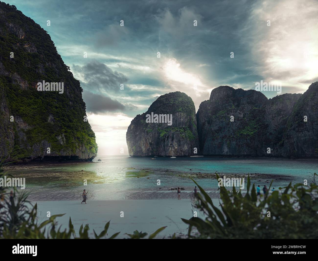 A Maya Bay beach in Karab, Thailand Stock Photo - Alamy