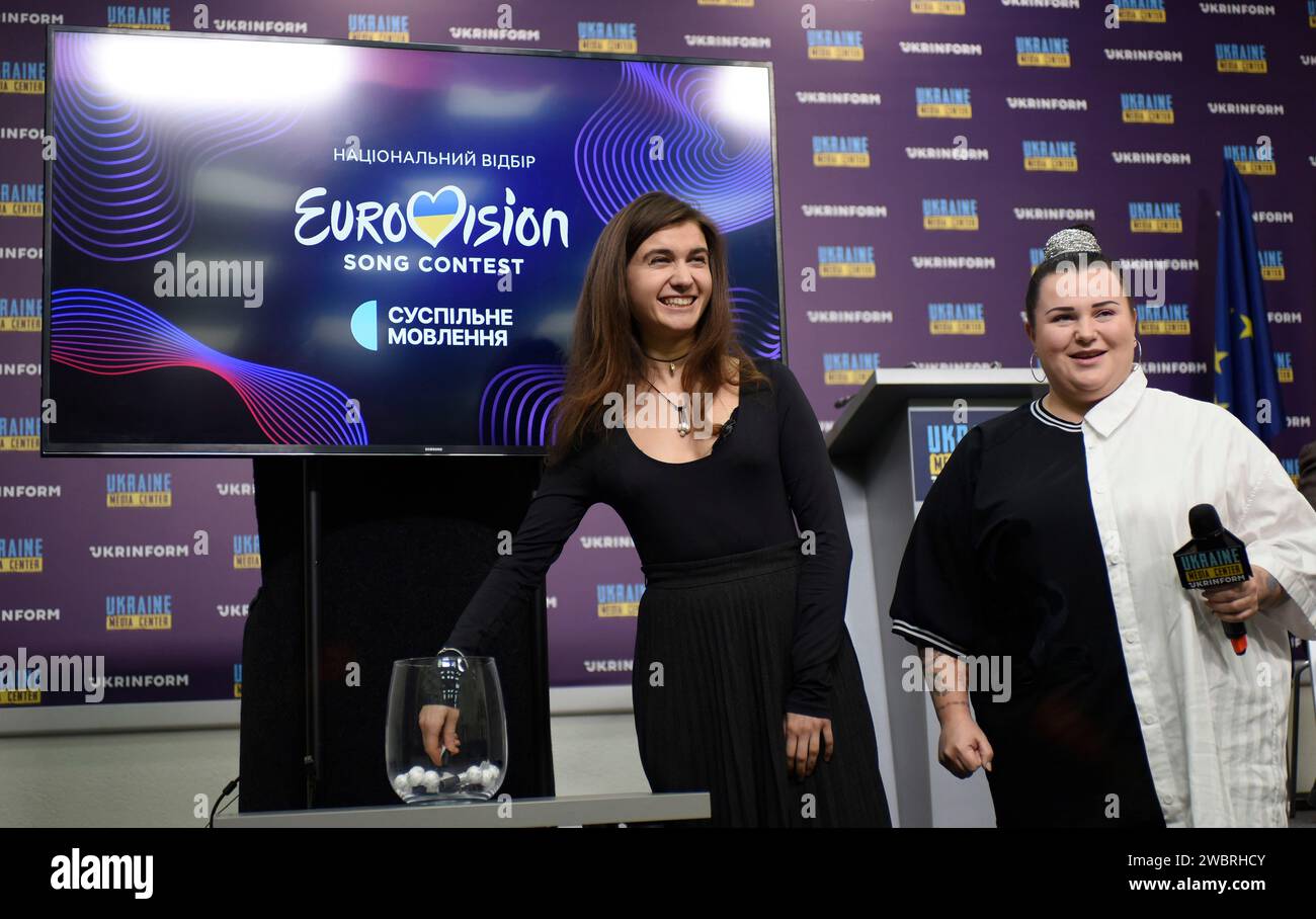 Non Exclusive: KYIV, UKRAINE - JANUARY 11, 2024 - Singer Alyona Alyona ...