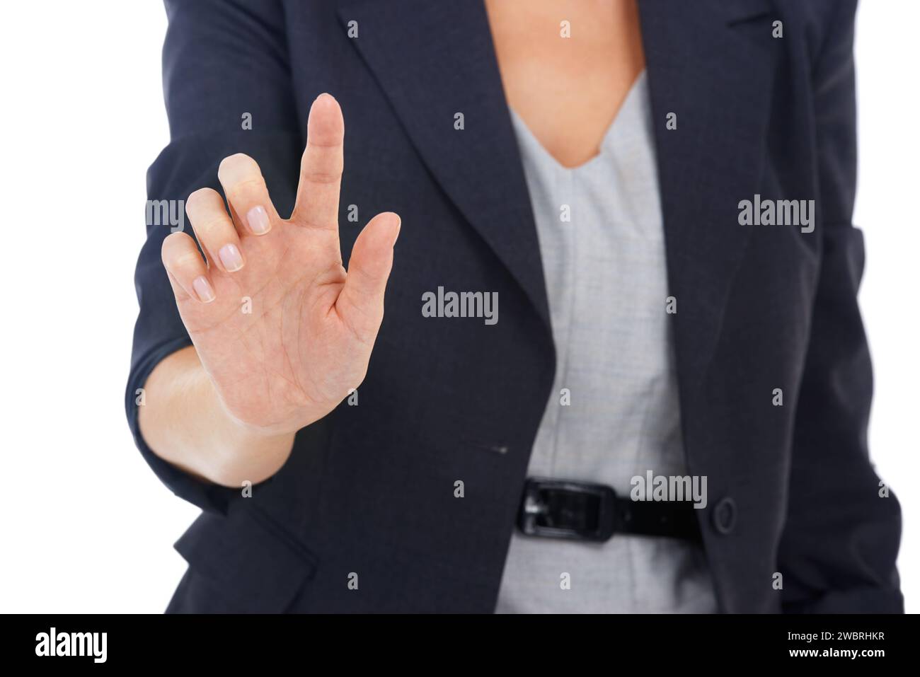 Business woman, hand and interface touch for cybersecurity, digital ...