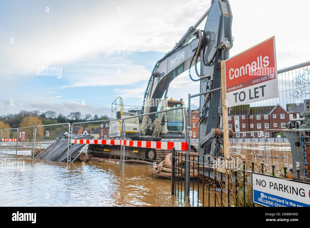 Bewdley, UK. 3rd January, 2024. UK weather: After many days of rainfall ...