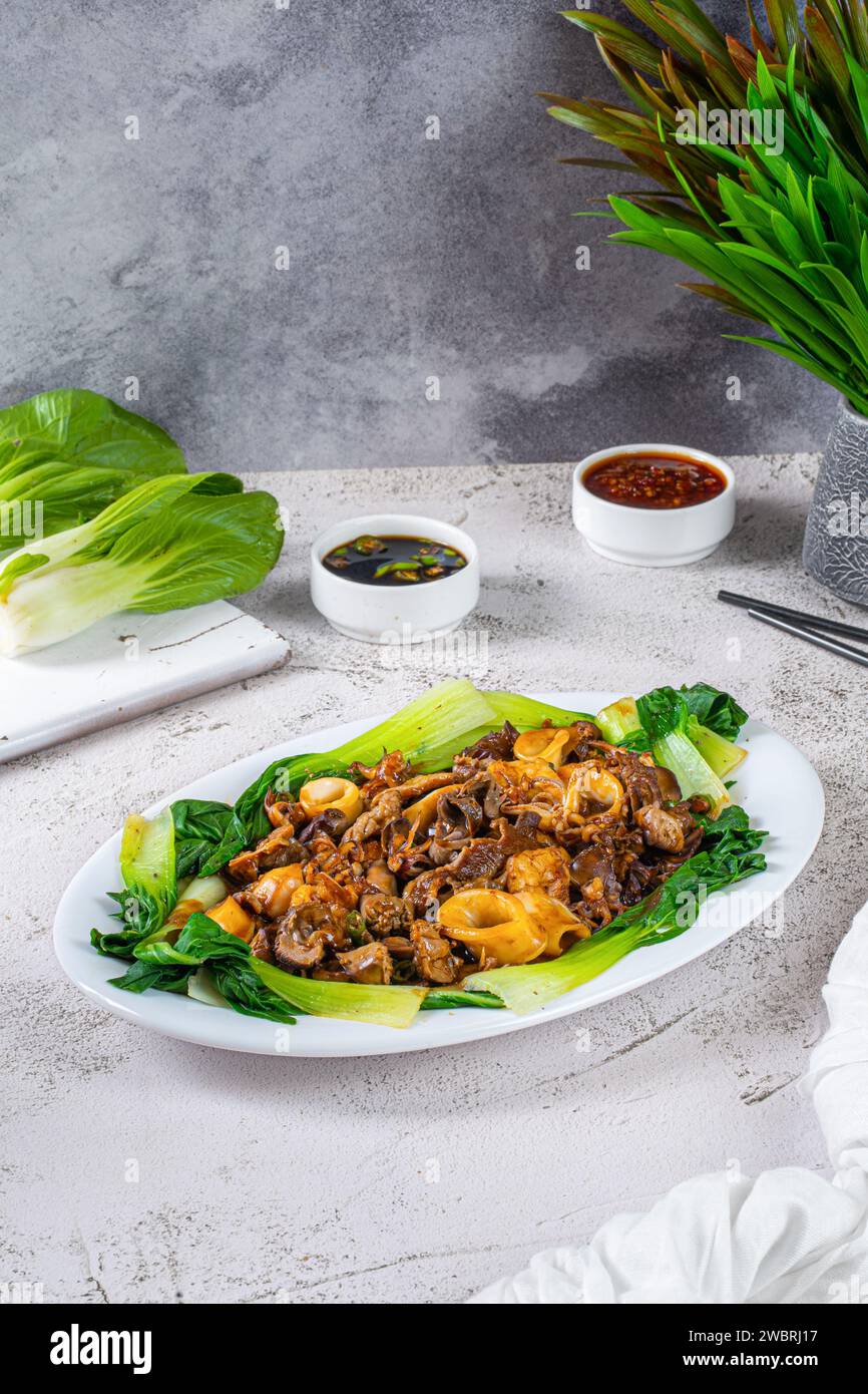 Assorted Duck Prawn Chicken Liver Beef Squid Vegetables Gourmet ...