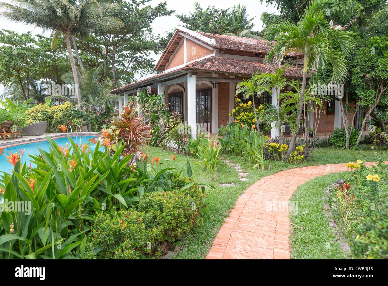 A holiday cottage and pool at Cassia Cottages on Phu Quoc island ...