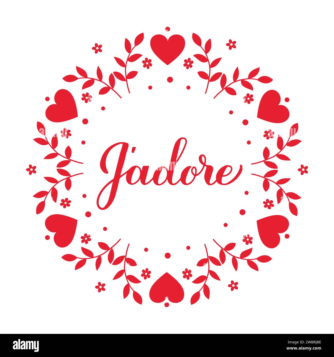 J'adore Stock Vector Images - Alamy