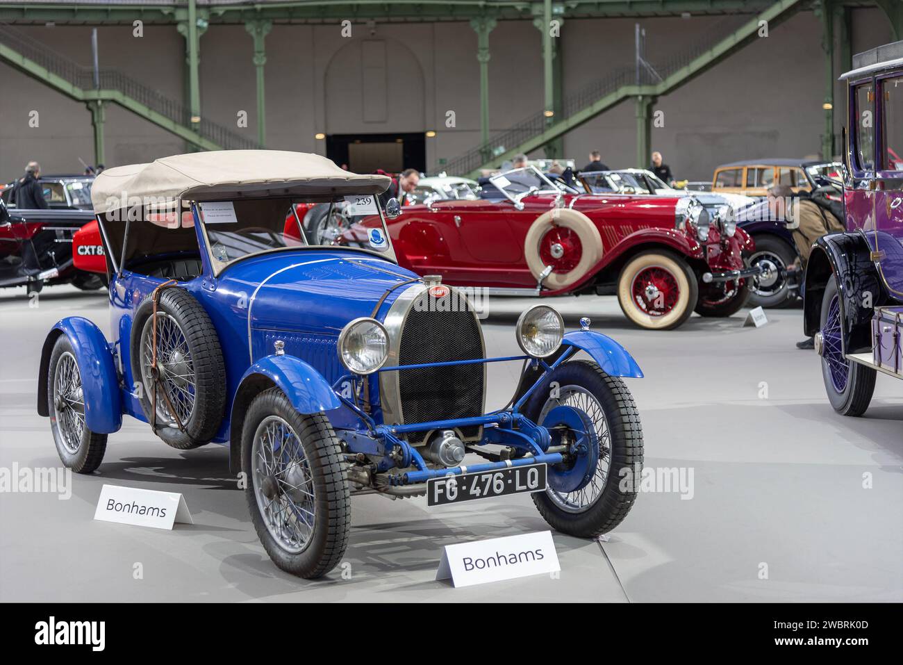 Paris, France - Bonhams 2020 sale at the Grand Palais in Paris. Focus ...