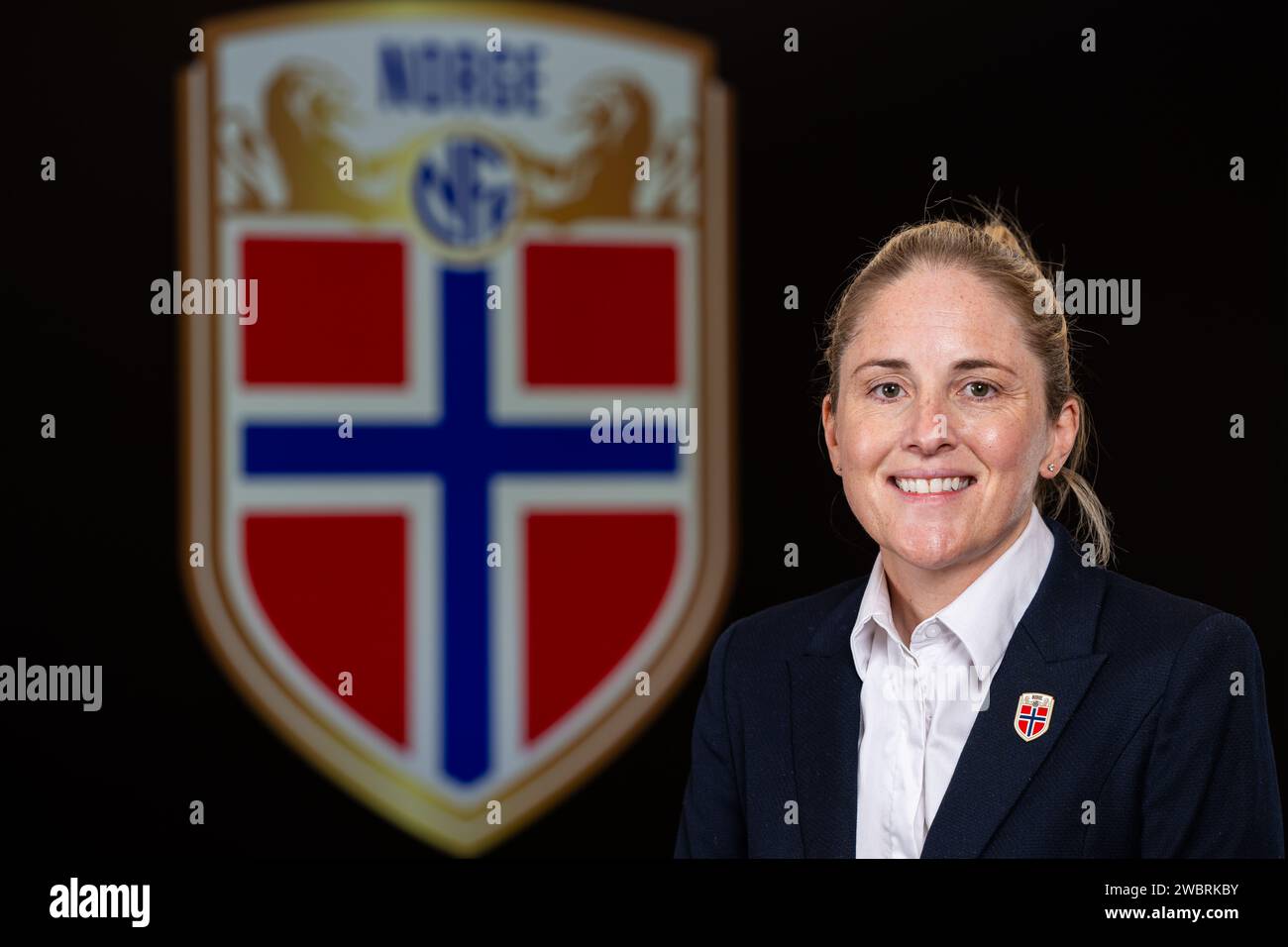 Oslo, Norway. 12th Jan, 2024. 240112 Gemma Grainger poses for a ...