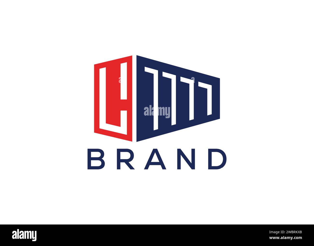 Letter l shipping container logo hi-res stock photography and images ...