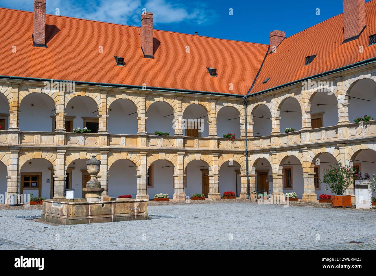 Renaissance castle at Moravian Trebova (Moravska trebova), Czech ...