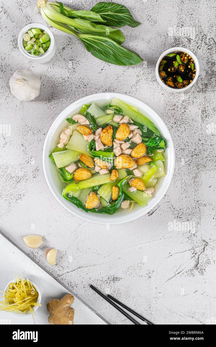 Vegetables with Supreme Soup Traditional Chinese Cuisine Food Stock ...