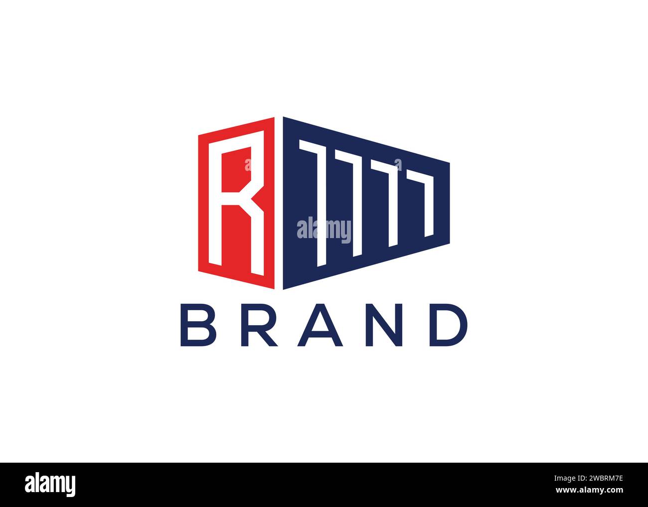 Letter R container vector monogram logo design template Stock Vector ...