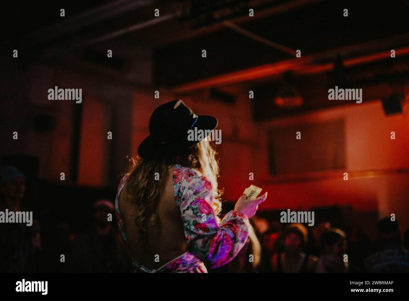Performer onstage at event Stock Photo - Alamy