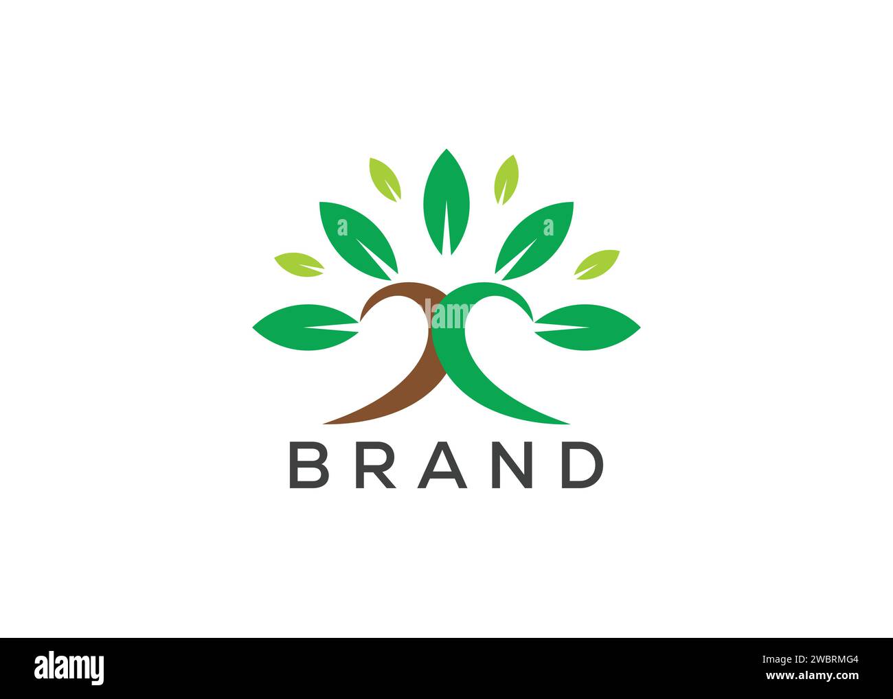 Organic leaf man logo vector. Nature man and eco life logo. Healthcare ...