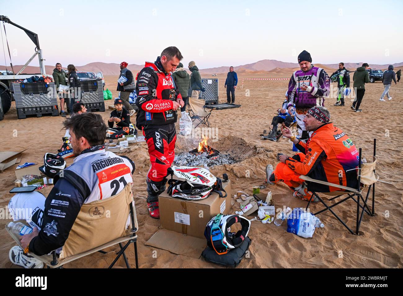 Riders at Break Point D during the Stage 6 Â«Â 48 Hours ChronoÂ Â» of ...