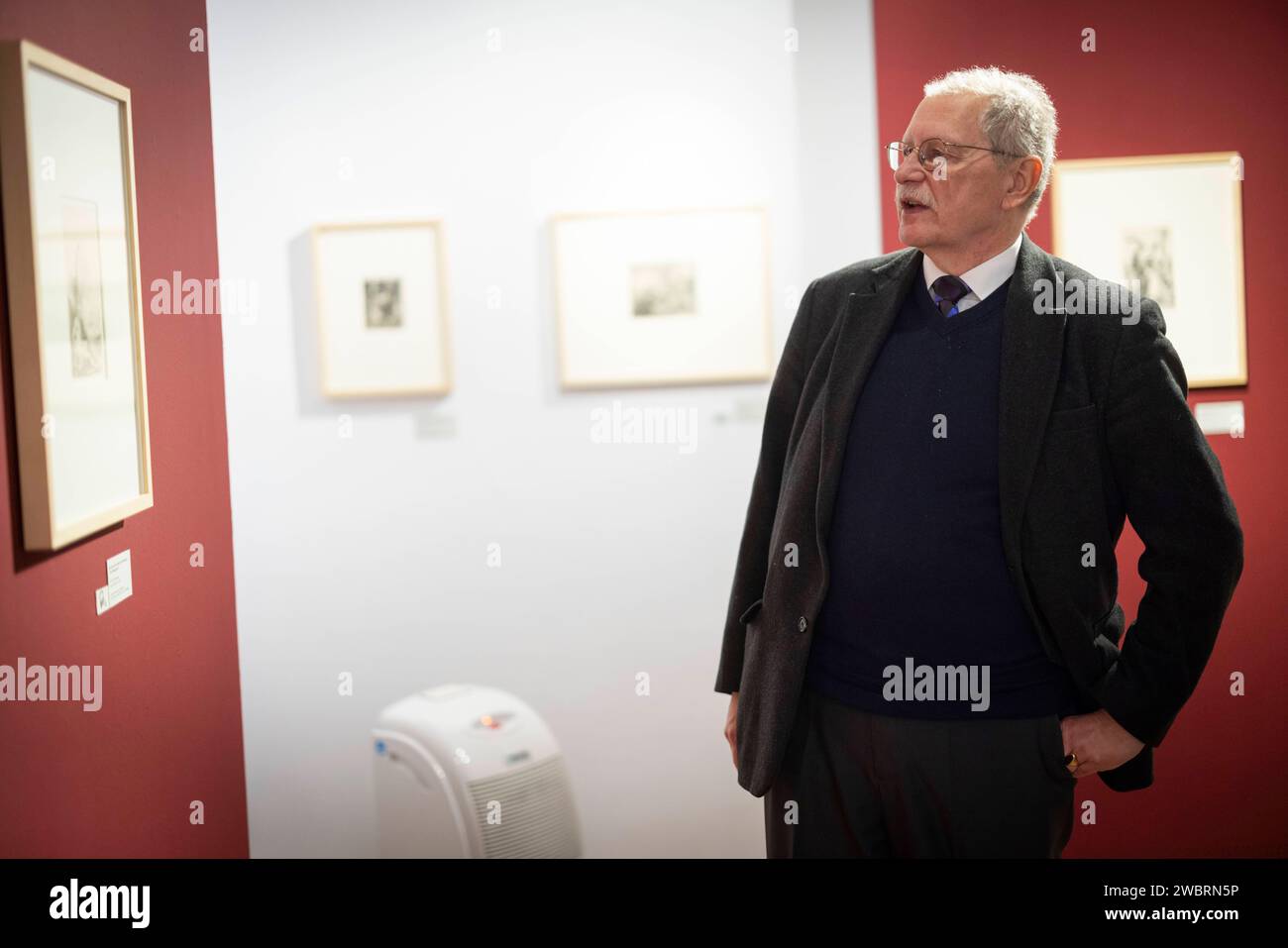 Rembrandt Kunsthaus Apolda 12012024 - Johannes Ramharter, Kurator der Ausstellung PONTE ...