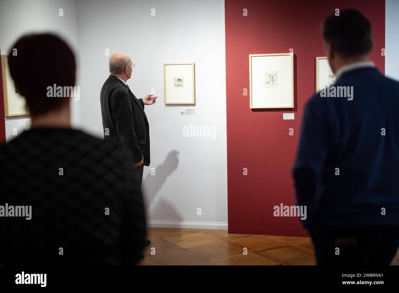 Rembrandt Kunsthaus Apolda 12012024 - Johannes Ramharter, Kurator der Ausstellung PONTE ...