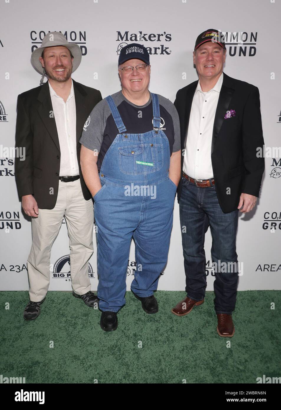 Beverly Hills Ca. 11th Jan, 2024. Jonathan Lundgren, Gabe Brown and ...