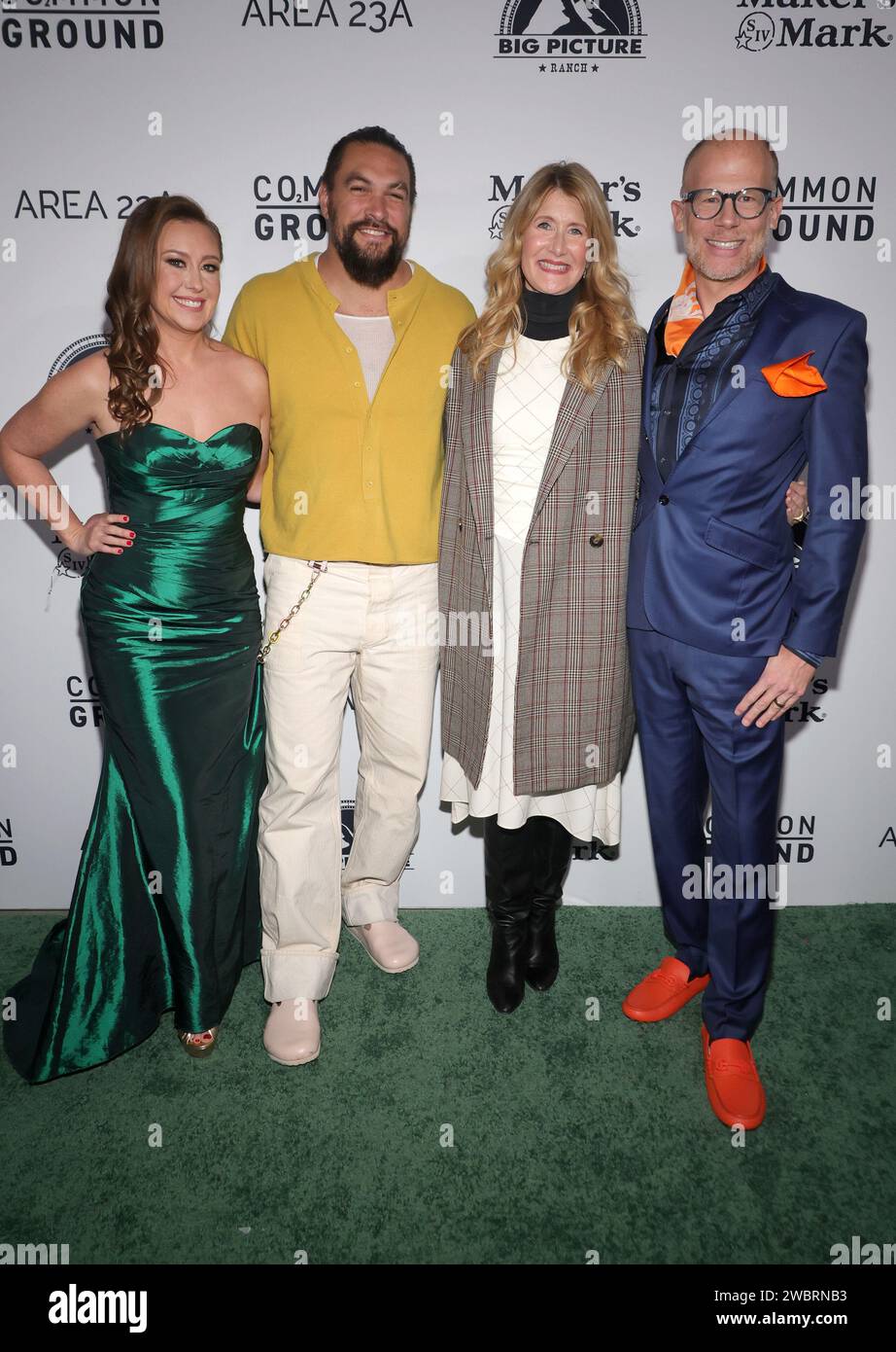 Beverly Hills Ca. 11th Jan, 2024. Rebecca Tickell, Jason Momoa, Laura ...