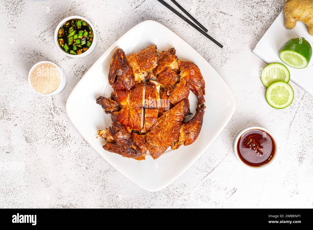 Deep Fried Crispy Chicken Authentic Chinese Cuisine Stock Photo - Alamy