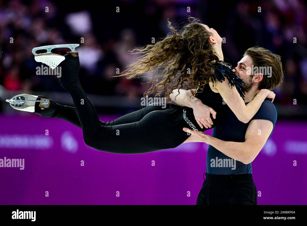 Kaunas, Lithuania. January 12, 2024, Arianna SASSI & Luca MORINI (SUI ...