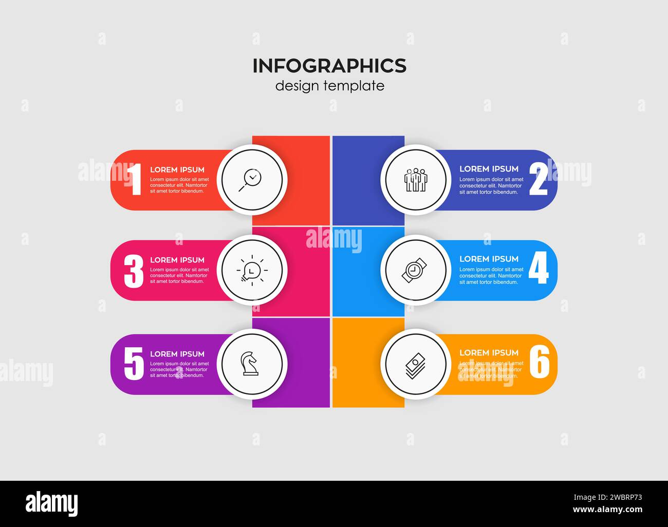 Modern infographic design template vector Stock Vector Image & Art - Alamy