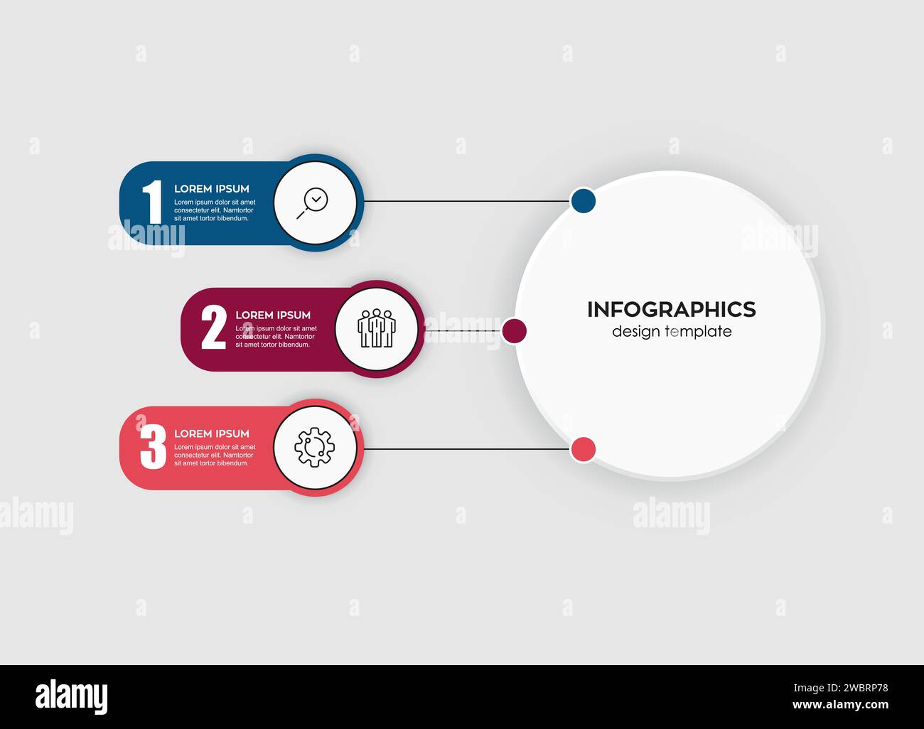 Modern infographic design template vector Stock Vector Image & Art - Alamy